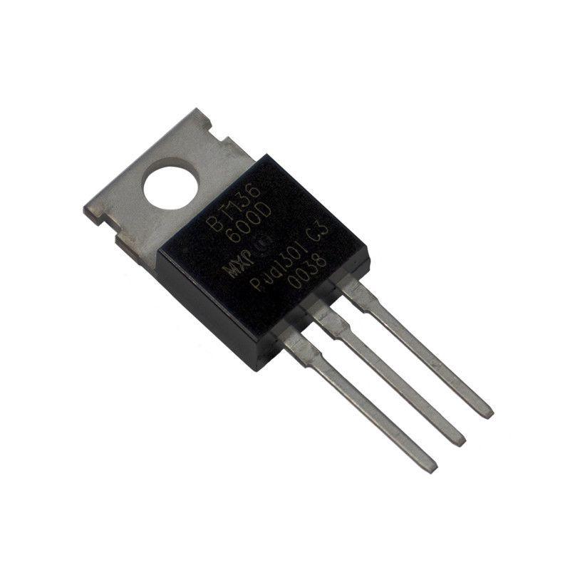 Kit 10x transistor triac bt136 - 600d - NXP - Terminais Elétricos ...