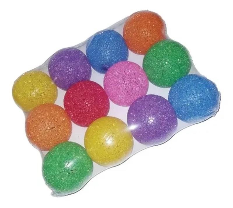Kit 12 Bola Pet Com Guizo Barulho Bolinha Para Gato Cachorro - NEW ...