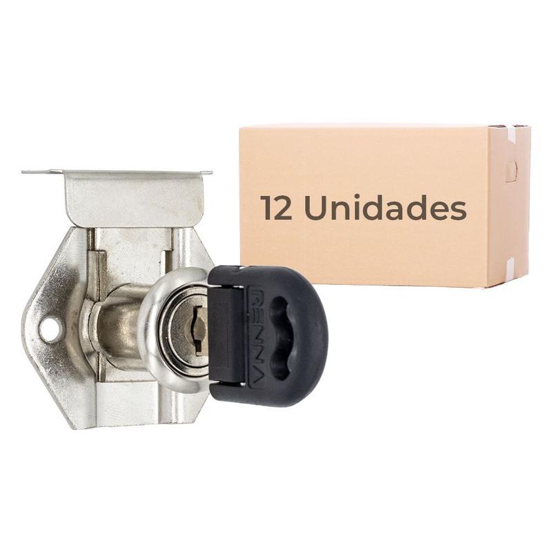 Kit 12 Fechaduras Chaves Porta Gaveta Armário Móveis Batente - Meu ...