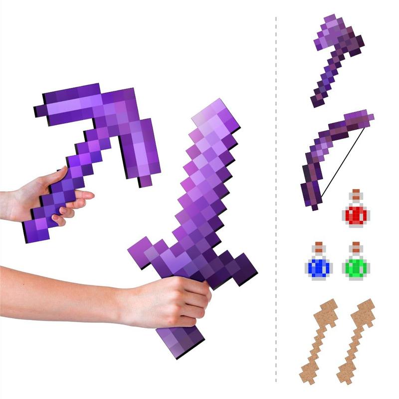 Kit 12 Itens Minecraft Netherite Encantado - ShopC - Kit de Colorir ...