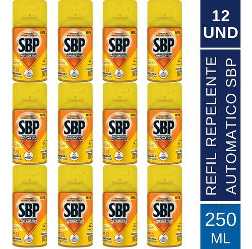 Kit 12 Refil Repelente Sbp Citronela Spray Automático 250ml ...