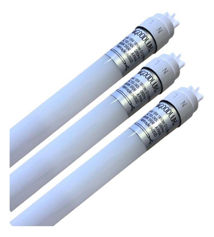 Kit 125 Lâmpadas Led Tubular 120cm 18w T8 Branco Frio - GoodLux ...