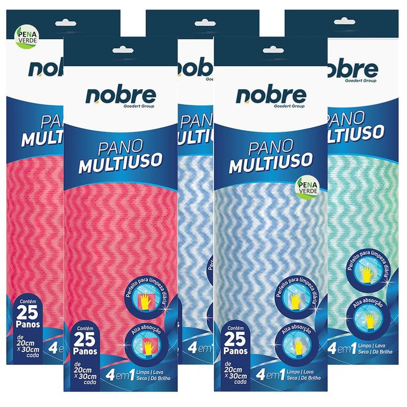 Kit 125 Und De Pano Multiuso Picotado 30cm x 20cm Nobre - Pano ...