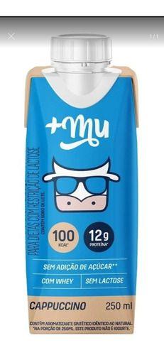 Kit 12x +mu Pronto Bebida C/ Whey Cappuccino 250ml - Mais Mu - Whey ...