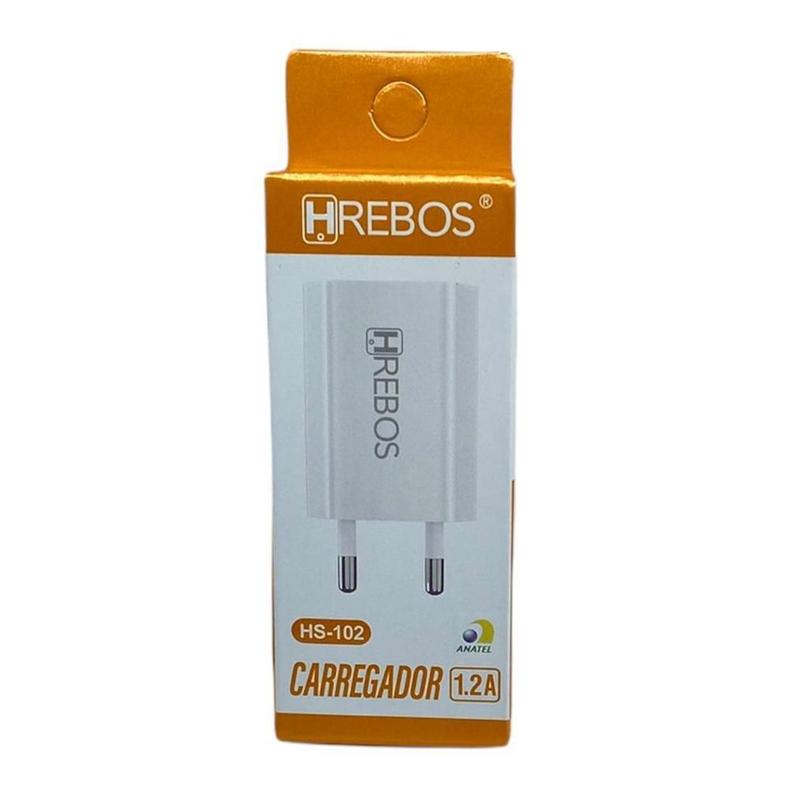 Kit 15 Fonte Carregador Hrebos 1.2A Usb Turbo Hs-102 - Carregador de Celular - Magazine Luiza