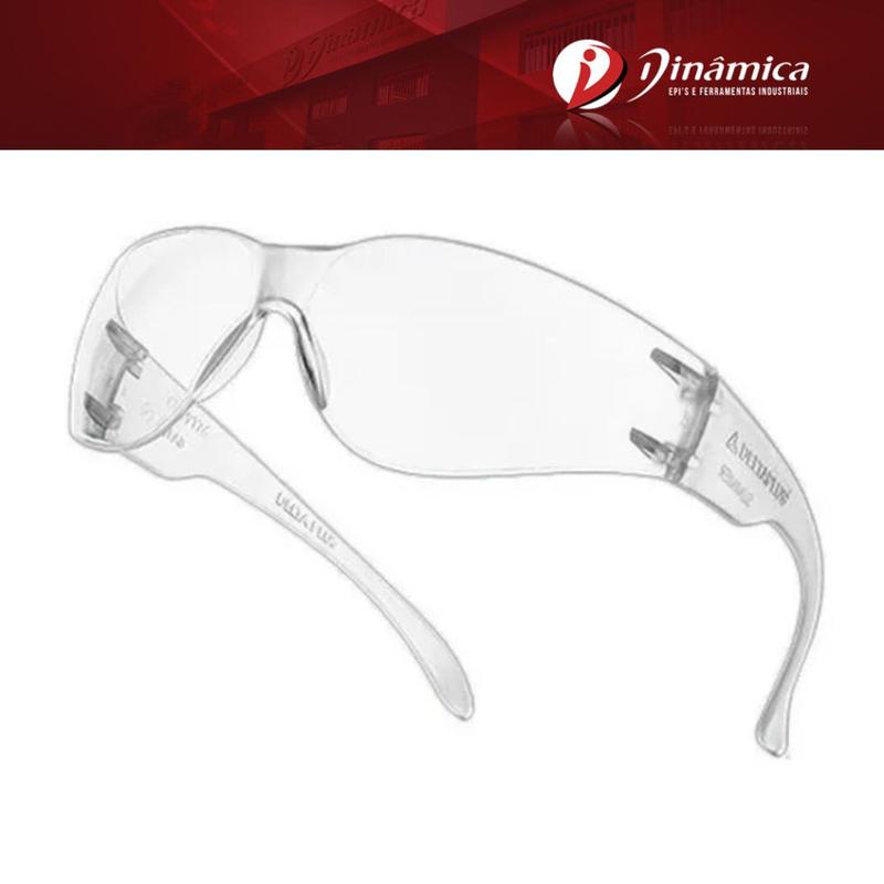 KIT 15 Óculos De Proteção Delta Plus Summer Smoke WPS0252 Lente incolor ...