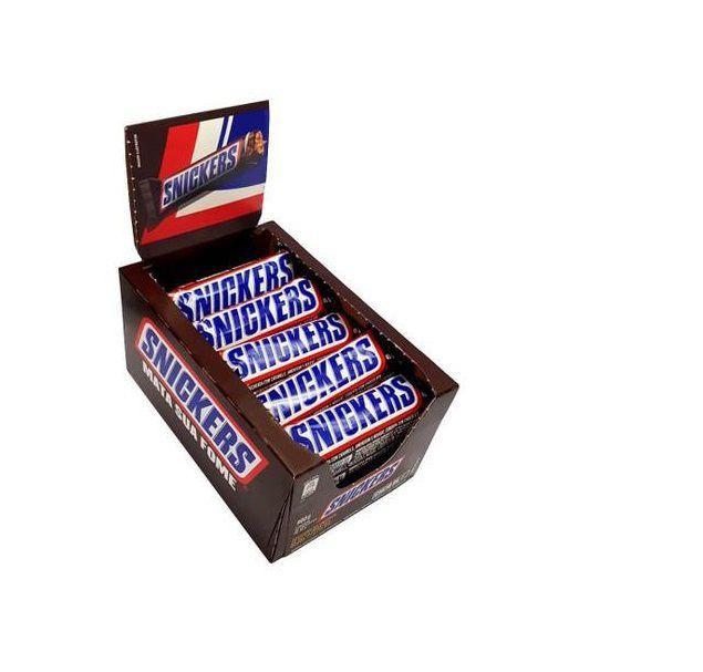Kit 18 Chocolate Amendoim Caramelo Snickers 21,5g Mars - Chocolate ...