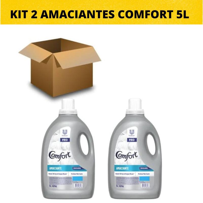 Kit 2 Amaciantes Comfort 5 litros - Comofort - Amaciante - Magazine Luiza