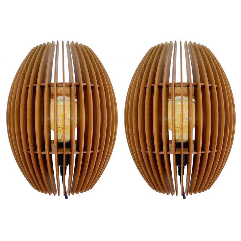 Kit 2 Arandela De Parede Para Iluminação Externa Rústica - Temshop ...