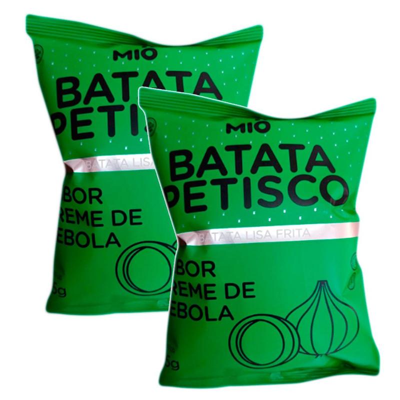Kit 2 Batata Petisco Mió Sabor Creme de Cebola 45g - Pringles ...