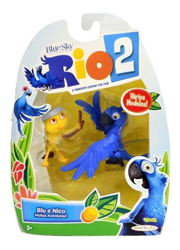 Kit 2 Bonecos Blu E Nico -Rio 2 - 847 Sunny - Bonecos - Magazine Luiza