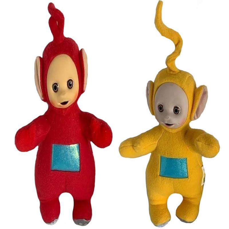 Kit 2 Bonecos Teletubbies Com os Personagem ,Amarelo,Vermelho 30cm ...