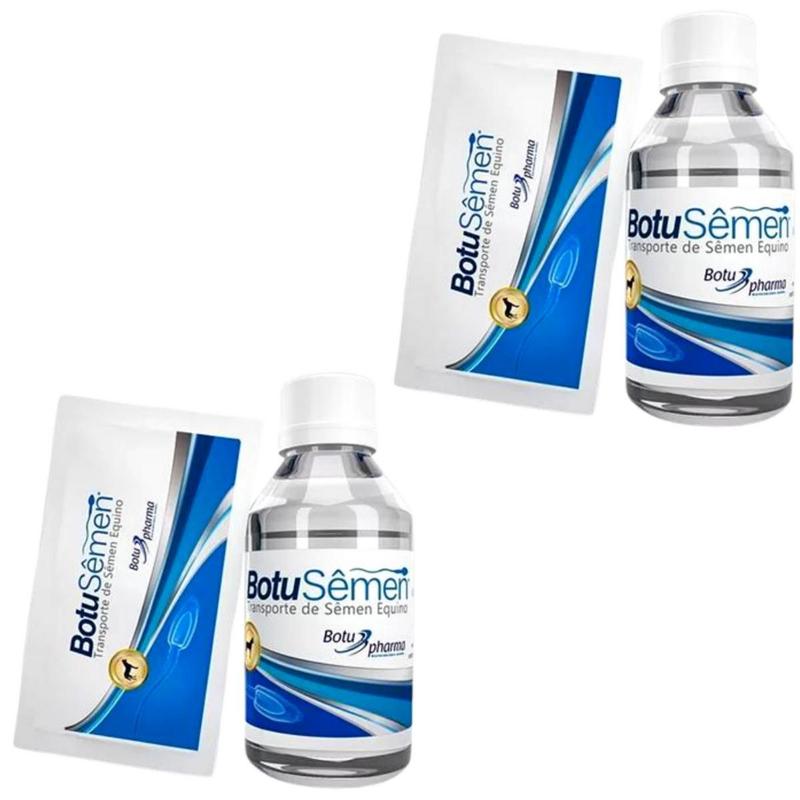 Kit 2 Botusemen 100mL Transporte Semen Equinos Botupharma - Liga para Cavalos - Magazine Luiza