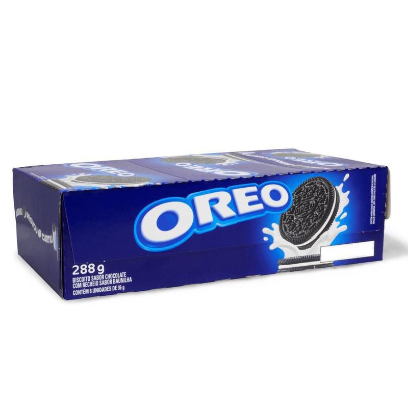Kit 2 Caixas Com 8 Pacotes De Biscoito Oreo Original De 36G - Biscoito ...