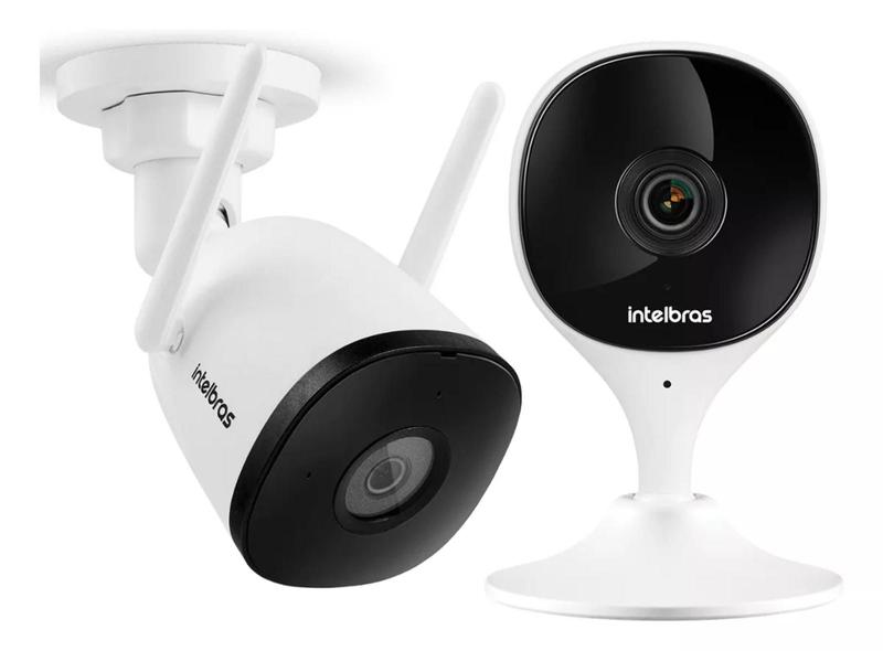 Kit 2 Cameras Wifi Imx E Im5s Intelbras - intebras - Câmera de ...