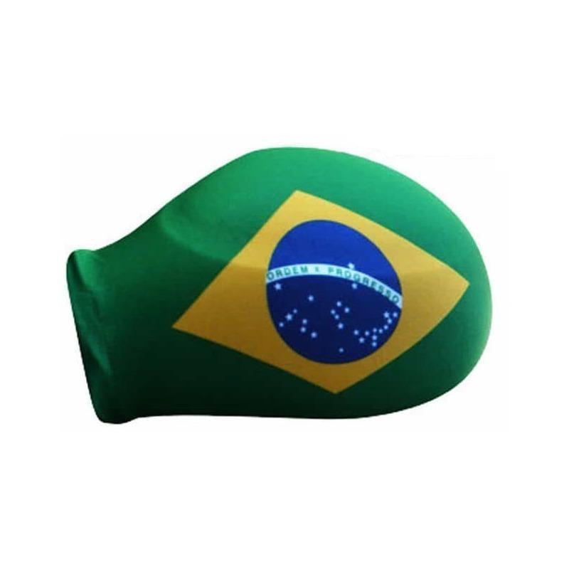 Kit 2 Capa Retrovisor Bandeira Brasil Copa Tam Universal ...