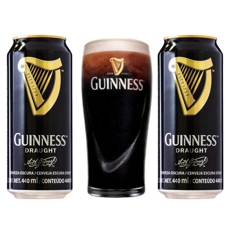 KIT 2 Cerveja Importada Irlanda Guinness Stout com copo Pint - Beerhead ...