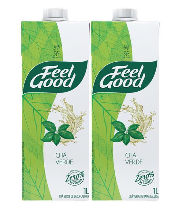 kit 2 Chá Verde Feel Good Zero Açúcar 1l 1000ml - Chá Verde - Magazine ...