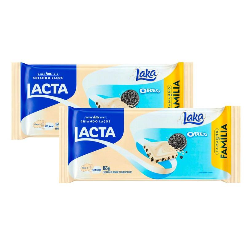 Kit 2 Chocolate Lacta Oreo 165g - Chocolate / Barra de Chocolate ...