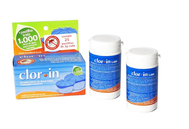 Kit 2 Clorin Desinfetante Água Consumo Humano - Acquapura ...