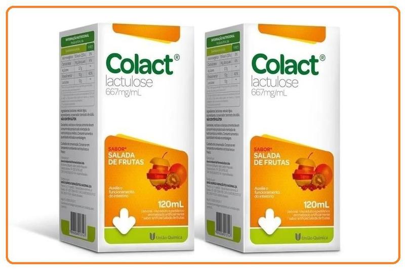 Kit 2 Colact Xarope 120ml Salada de Fruta - União Química - Lactase ...