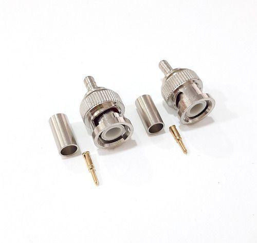Kit 2 Conector Bnc Macho Reto Crimpar P/ Cabo Rg58 Marca Ars - Conectores Elétricos - Magazine Luiza