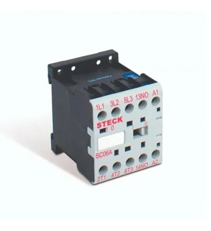 Kit 2 Contatora Tripolar 18A 110v 1NA - STECK - Contator Elétrico ...