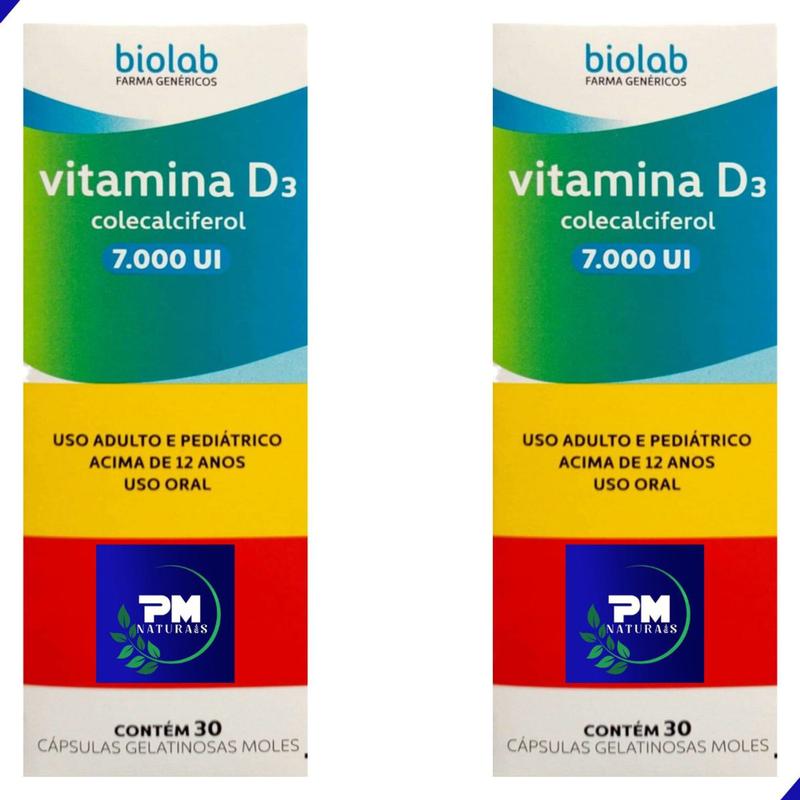 Kit 2 cxs vitamina d3 7000ui 30 capsulas moles - ALTHAIA - Vitaminas A ...
