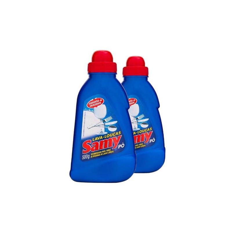 Kit 2 Detergente Samy Pó 500g Para Maquinas de Lava-Louças - Nobel do ...