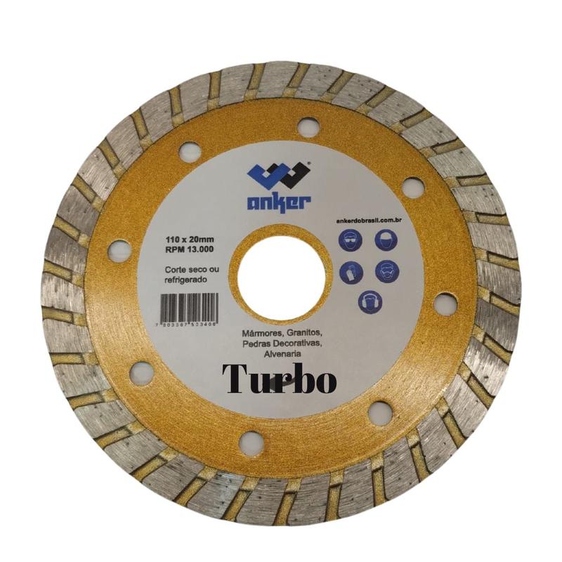 Kit 2 Disco Diamantado 110 Turbo Ultra Fino Gold Porcelanato - Anker do ...