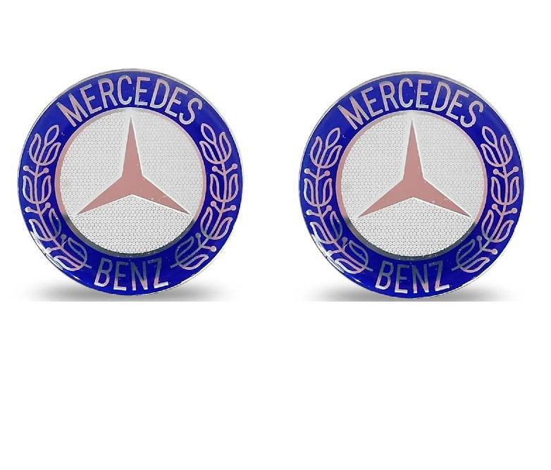 kit 2 Emblema Adesivo Chave Mercedes 14mm Aluminio - Stickkar ...