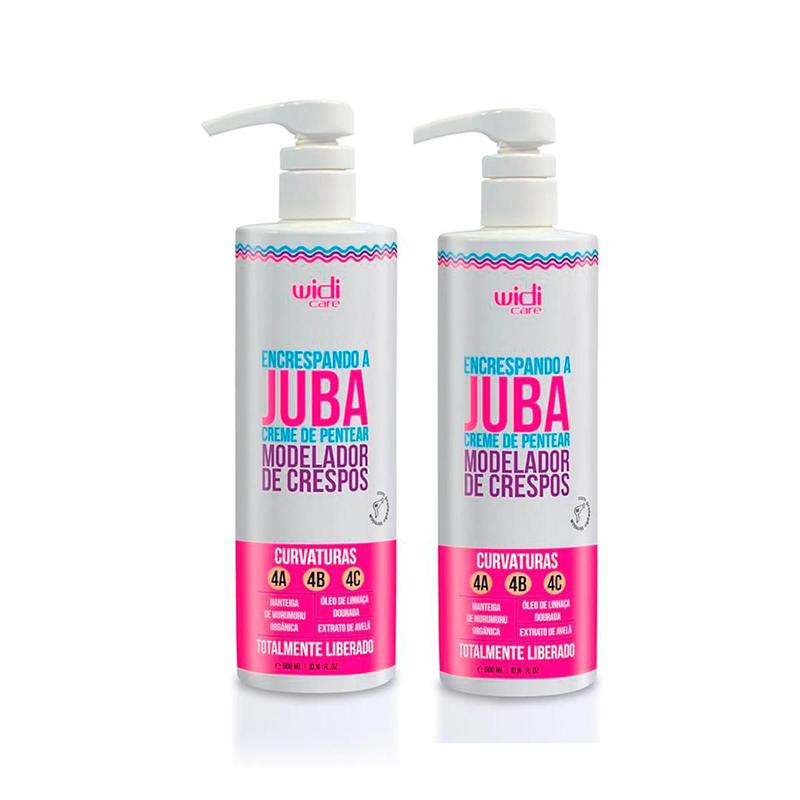 Kit 2 Encrespando a Juba Creme de Pentear 500ml - Widi Care - Creme de ...