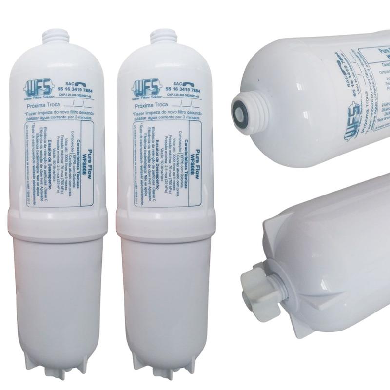 Kit 2 Filtro Refil Compatível Purificador Água Soft By Everest Star ...
