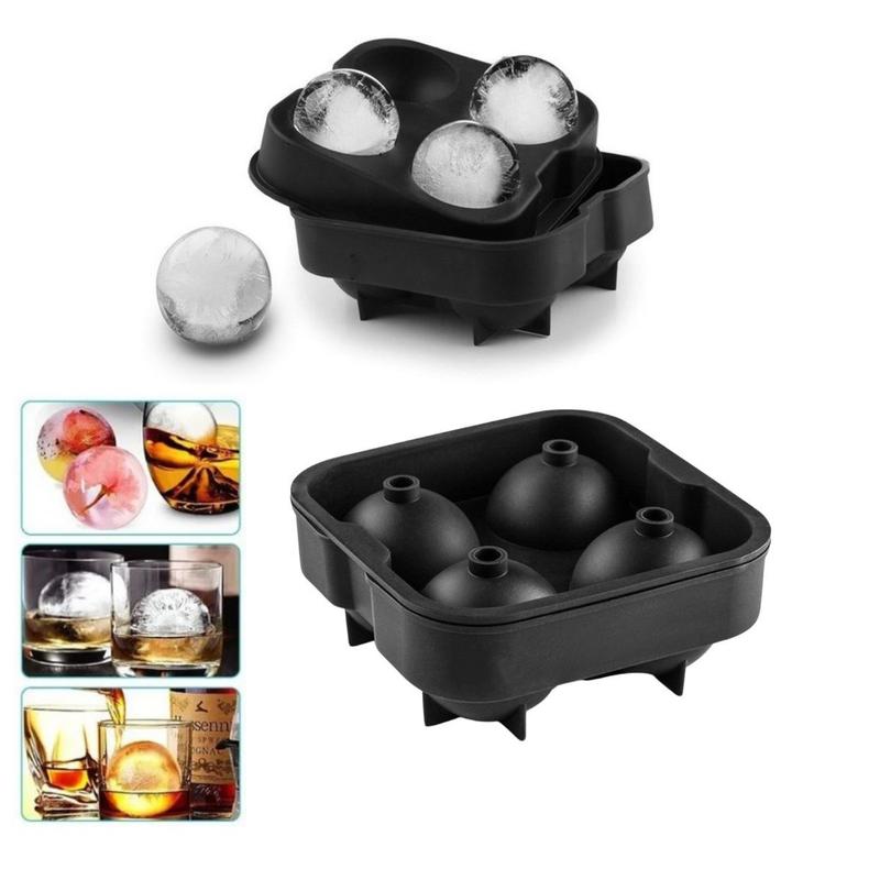 Kit 2 Formas De Gelo Ice Ball Esfera Bola Whisky Vodca C/ Nf - Tudo ...
