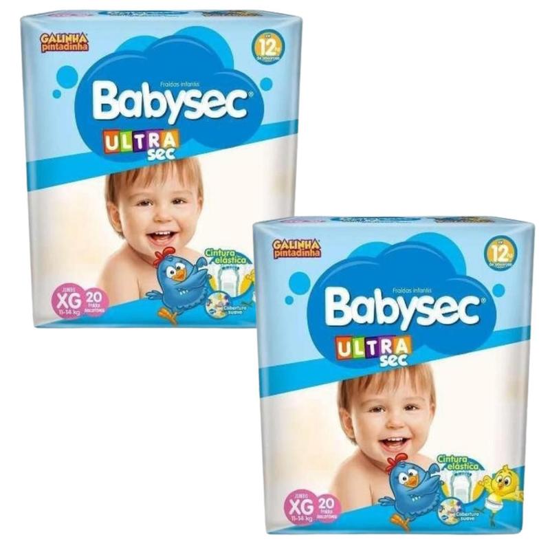 Kit 2 Fraldas Babysec Jumbo XG - Fralda Descartável - Magazine Luiza