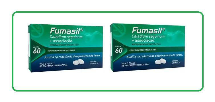 Kit 2 Fumasil 300Mg 60 Comprimidos Fqmdivcom - Fitoterápicos - Magazine ...