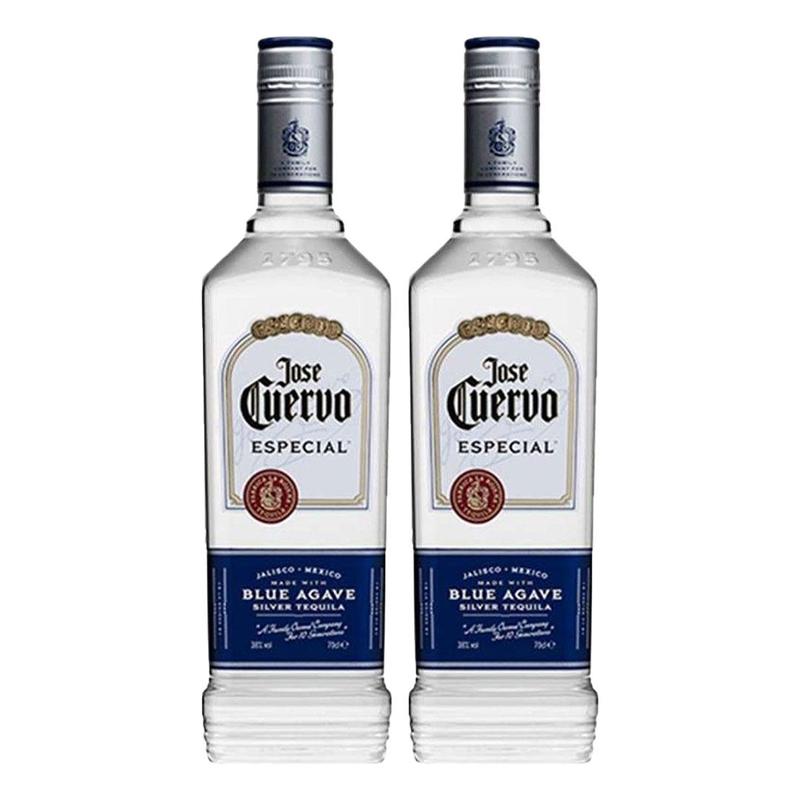 Kit 2 Garrafas Tequila Mexicana José Cuervo Prata Especial 750ml ...