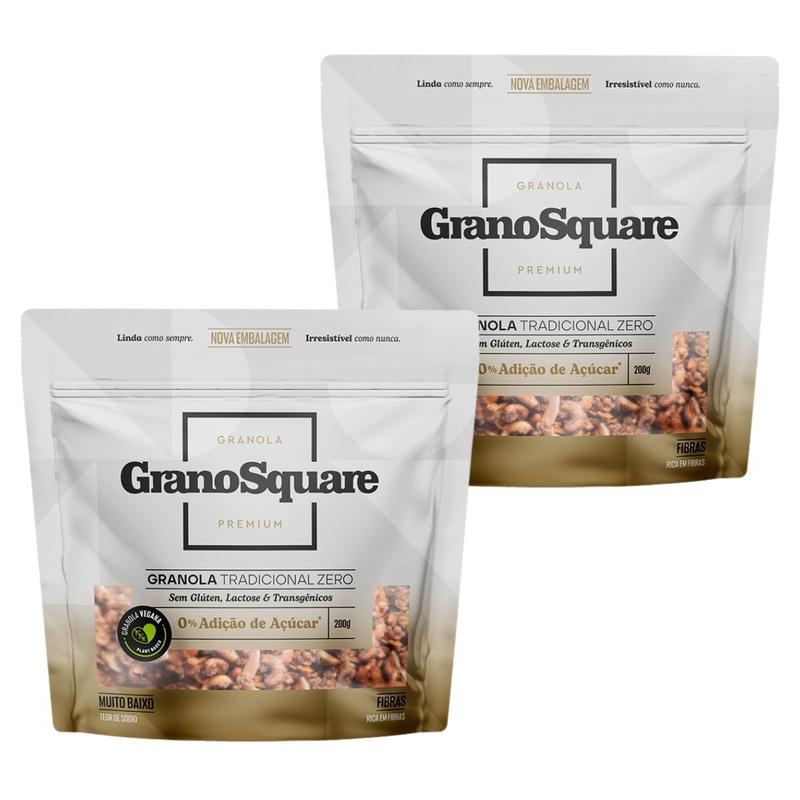 Kit 2 granola zero grano square 200g - Granola - Magazine Luiza