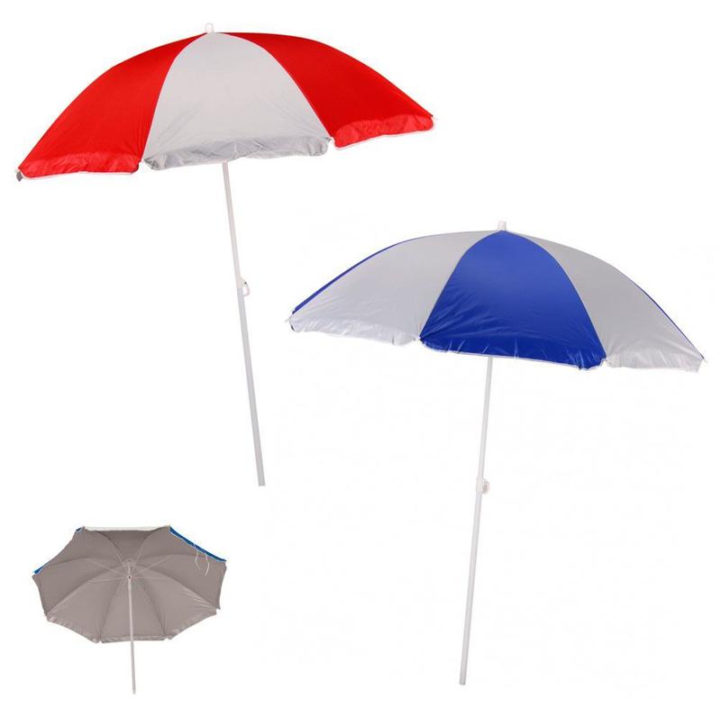 Kit 2 Guarda Sol Fashion 1,8 Metros Aço Praia Piscina Jardim Sombreiro ...