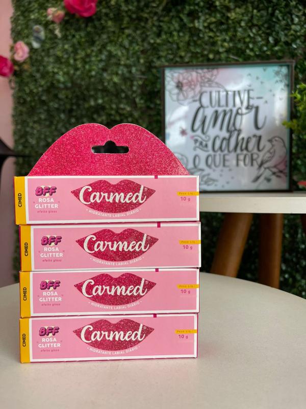 Kit 2 Hidratante Labial Carmed BFF Rosa Glitter 10g Cada - cimed ...