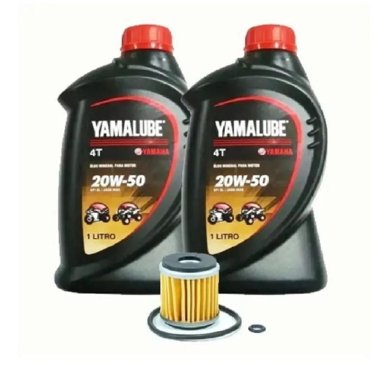Kit 2 litros oleo yamalube 20w50 com filtro de óleo - Outros Automotivo - Magazine Luiza