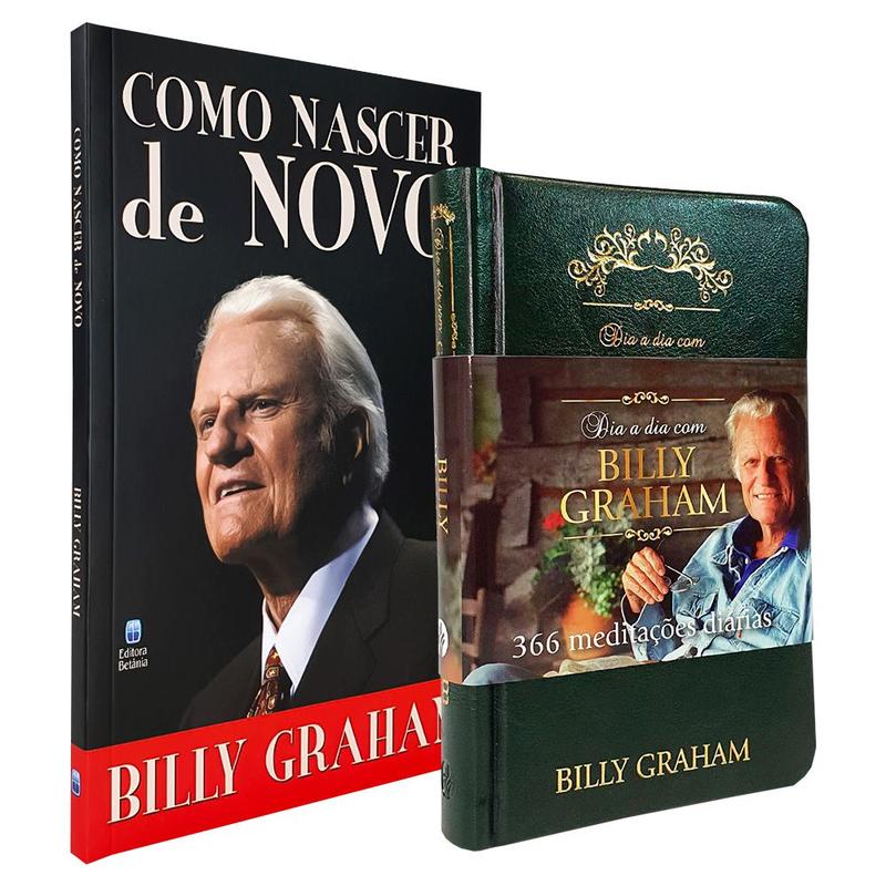 Kit 2 Livros Dia a Dia com Billy Graham Edição Luxo + Como Nascer de ...