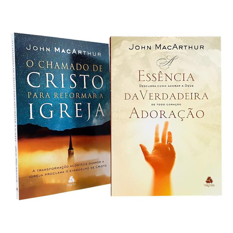 Kit 2 Livros John Macarthur A Essência Da Verdadeira Adoração O