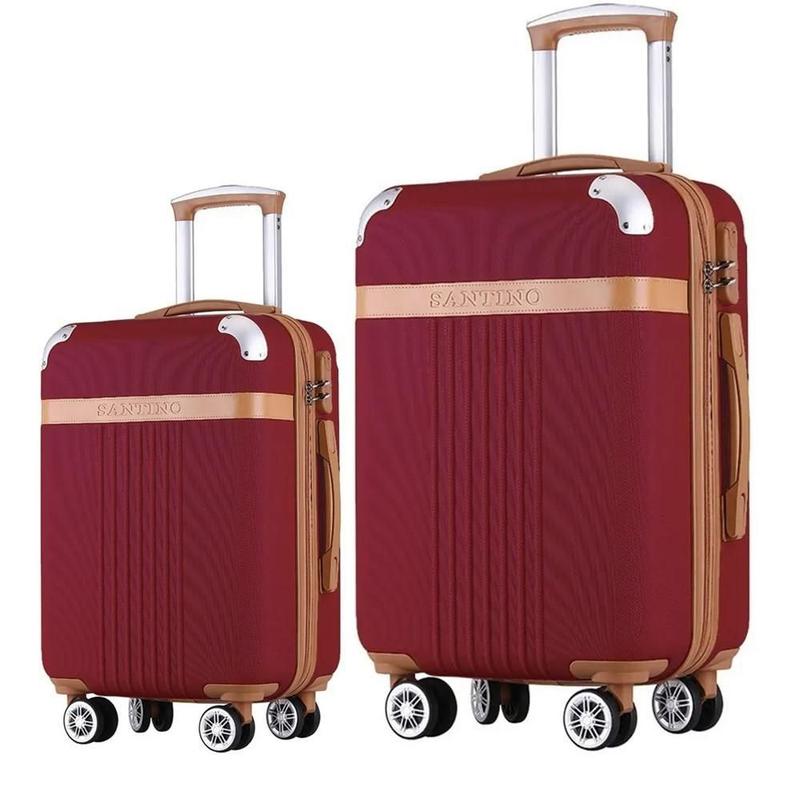 Kit 2 Malas De Viagem Tamanhos P E M Abs 360G Santino Athena - Mala de ...