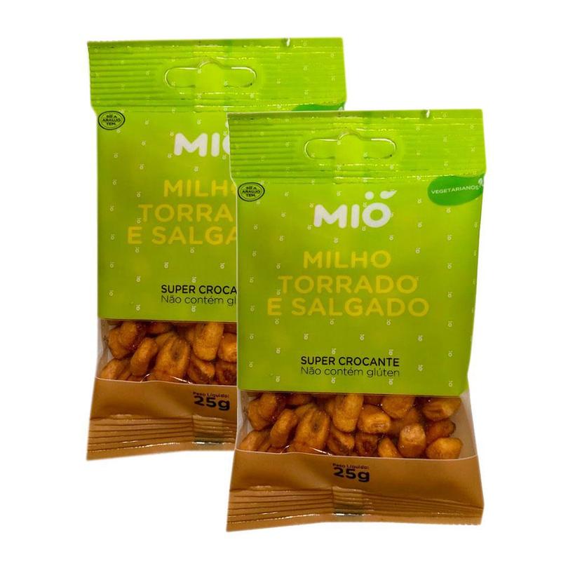 Kit 2 Milho Torrado e Salgado Mió 25g - Legumes - Magazine Luiza