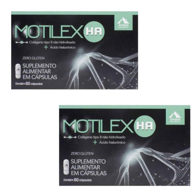 Kit 2 Motilex HA Colágeno Tipo II C60 cápsulas Cada - apsen - Colágeno ...