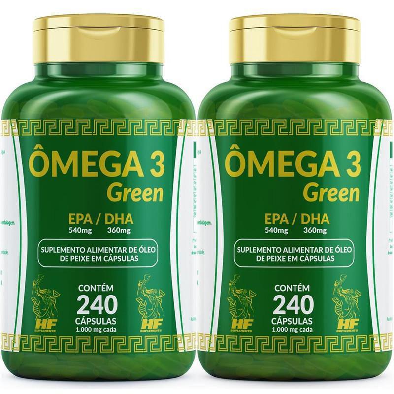 Kit 2 Omega 3 1000Mg 240 Capsulas Defict Atenção - HF Suplements ...