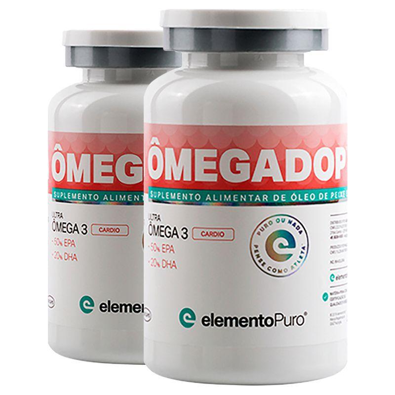Kit 2 Ômegadop Omega 3 Cardio Elemento Puro 60 Cápsulas - Ômega 3 ...