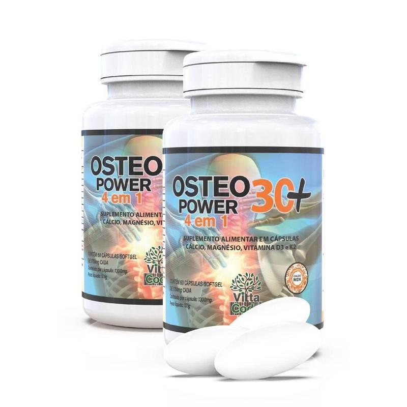 Kit 2 Osteo Power 30+ MDK Combate Dores Ossos Articulações - Vitta Code ...
