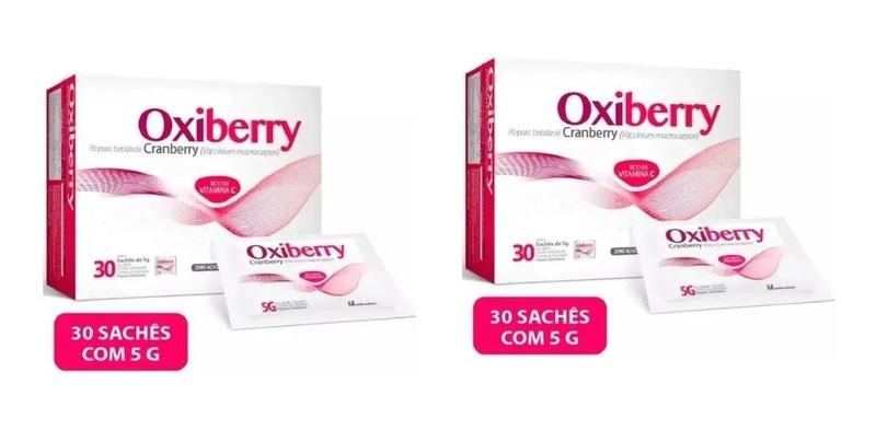 Kit 2 Oxiberry Cranberry 30 Sachês - União Química - Cranberry ...